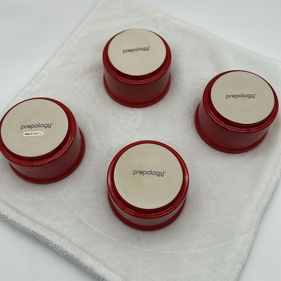 Prepology | Kitchen | Prepology Red Stacking Stoneware Ramekinscustard ...